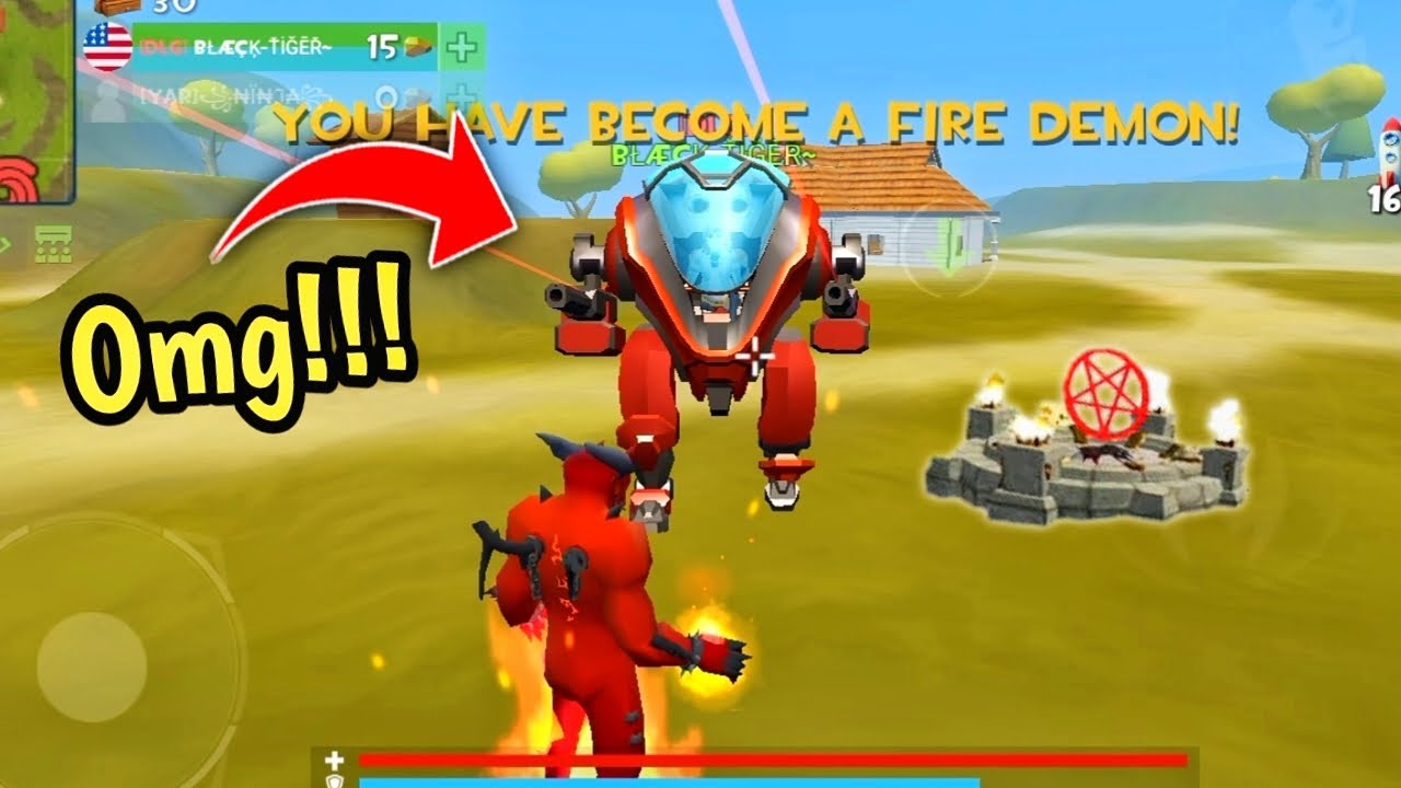 Rocket Royale Ultimate Fire demon 🤯 And Battle mech Gameplay - YouTube
