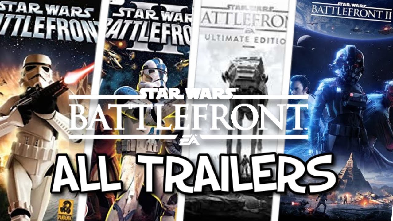 All Star Wars Battlefront Trailers (2004-2021) - YouTube