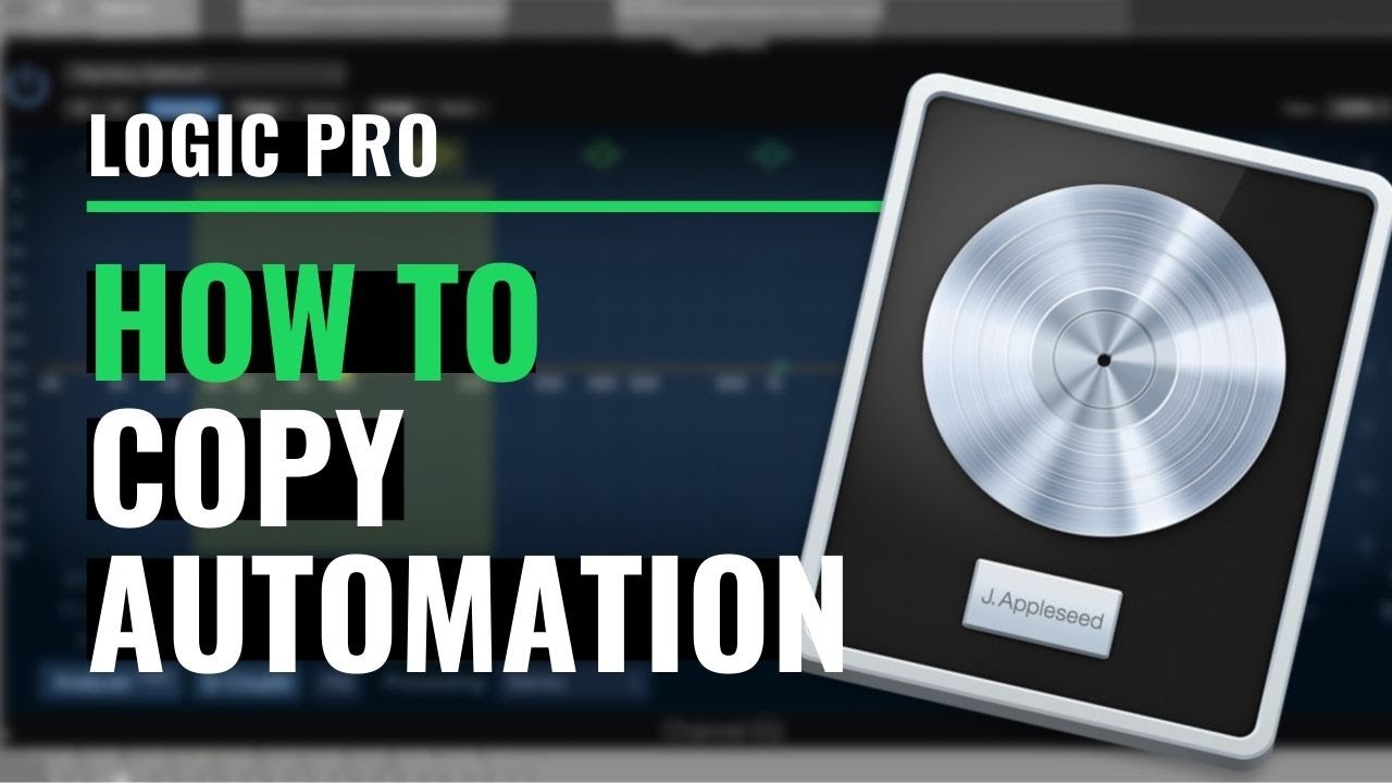 how to copy automation in logic x - YouTube