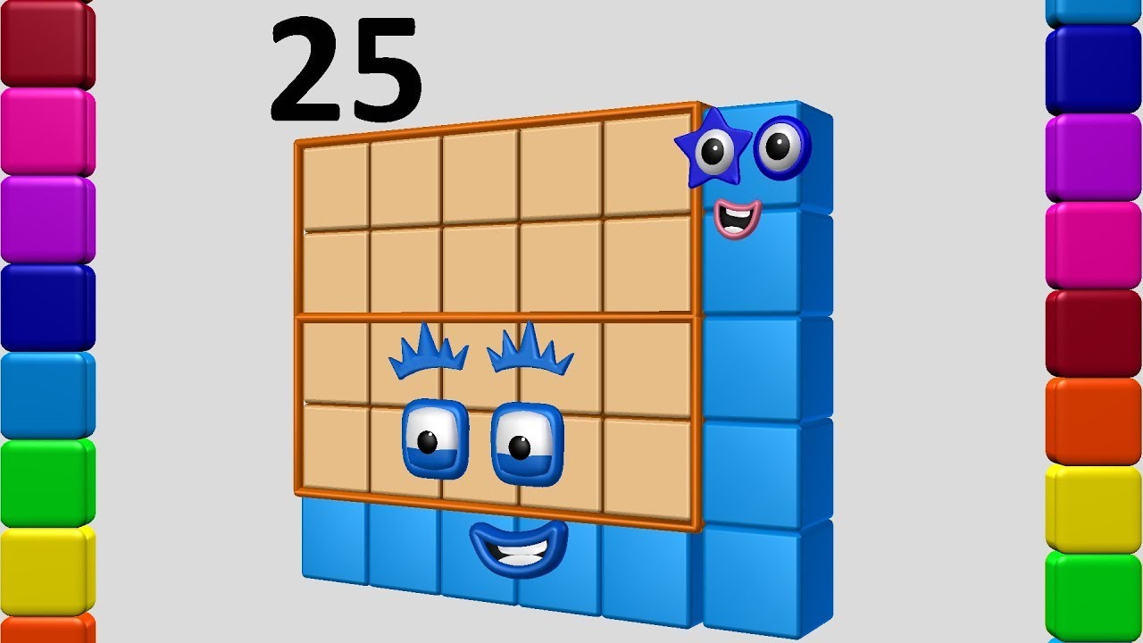 Numberblocks Five Times Table Skip Counting by 5 Learn to Count # ...