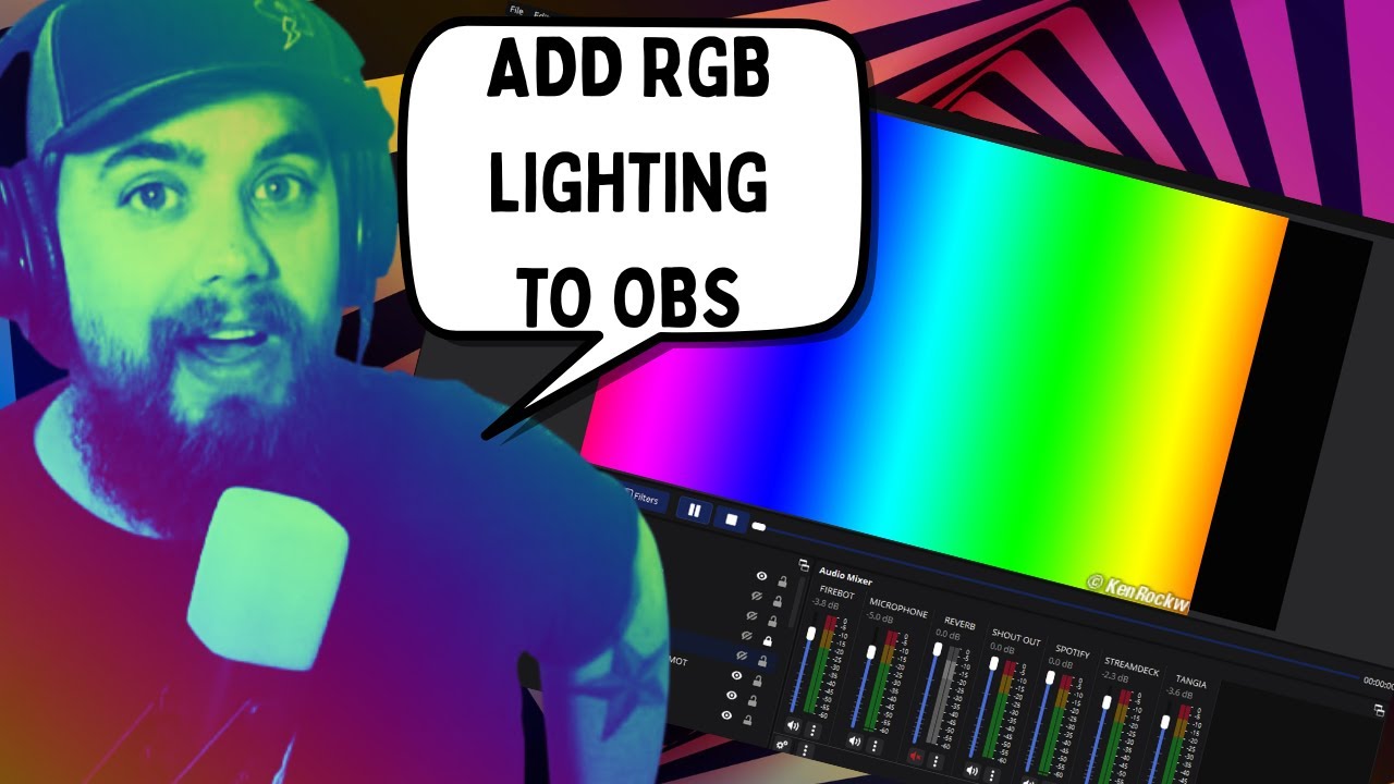 How to add RGB lighting in OBS - YouTube