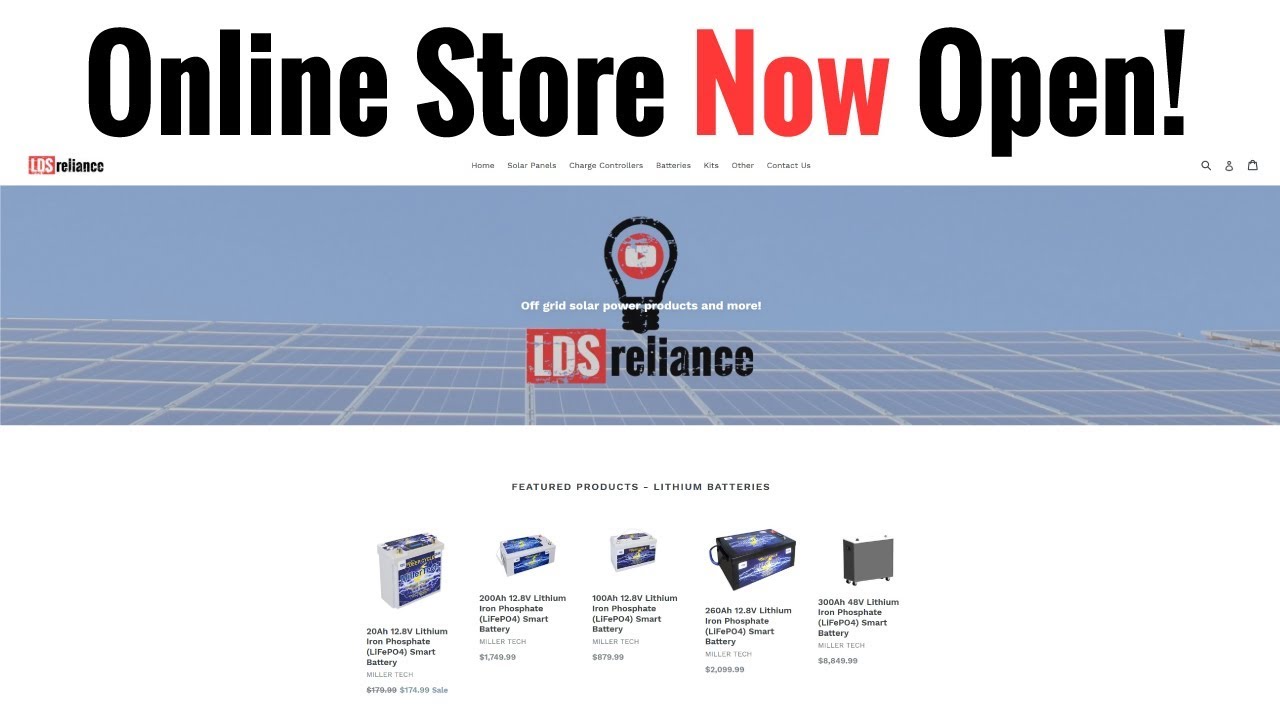 My Web Store Is Open For Business! - YouTube