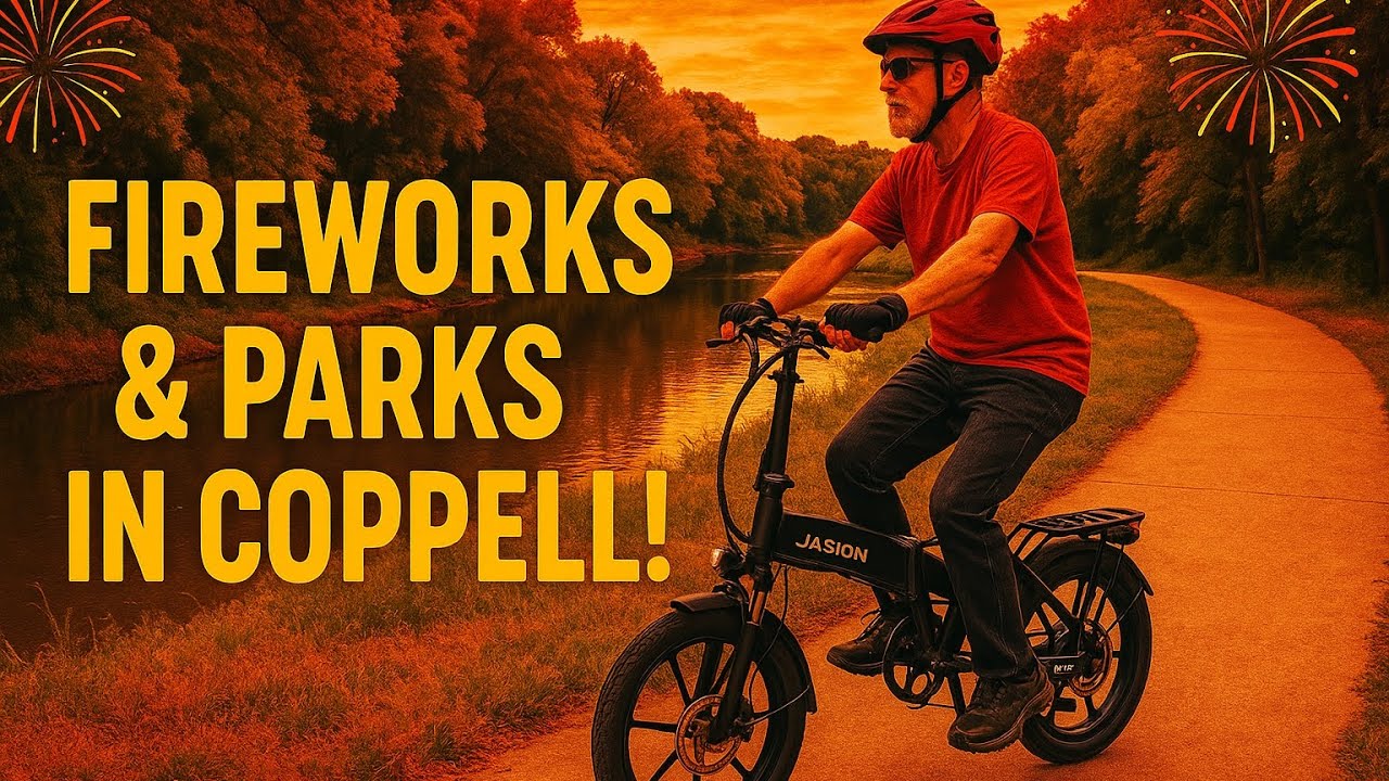 Fireworks Setup & Parks by E-Bike | Coppell, Texas Ride- June 26, 2025 ...