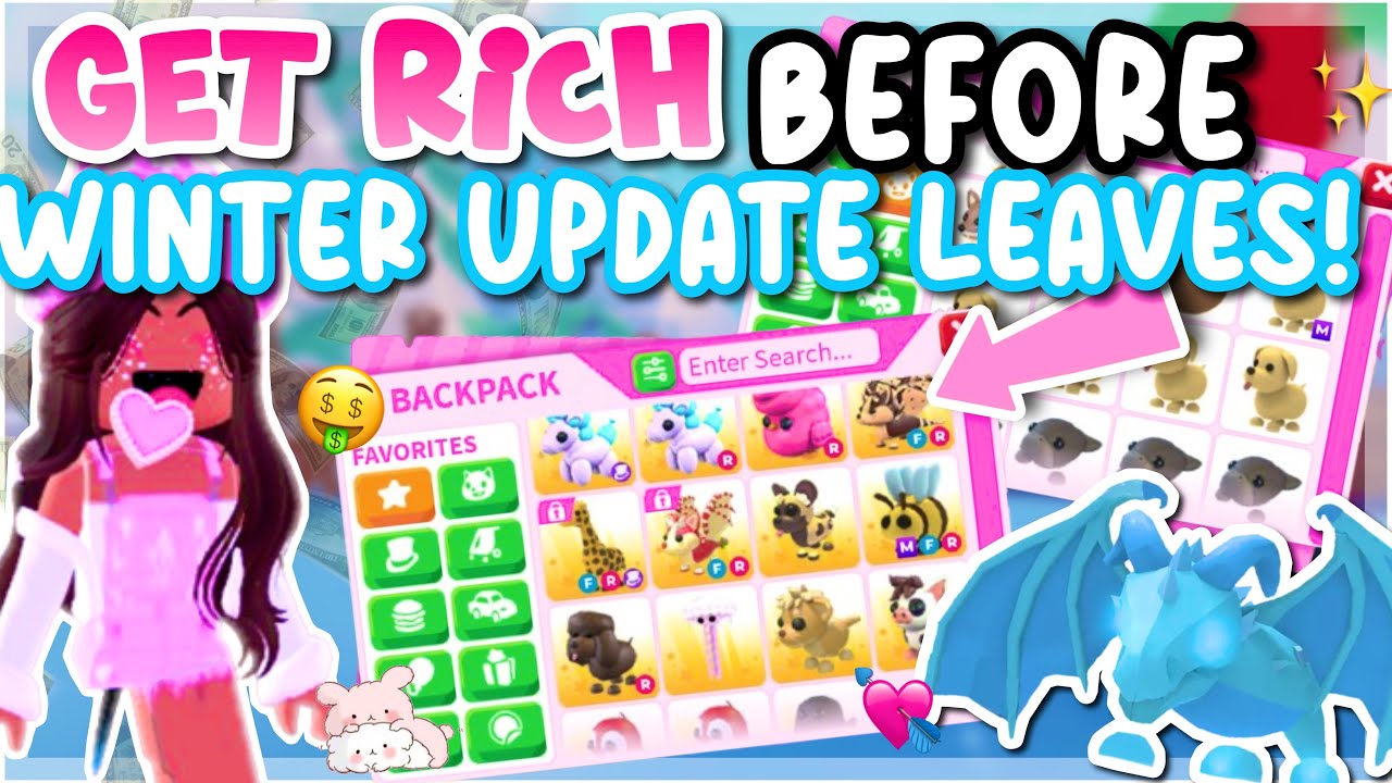 How To GET RICH & GROW INVENTORY During WINTER EVENT In Adopt Me! - YouTube