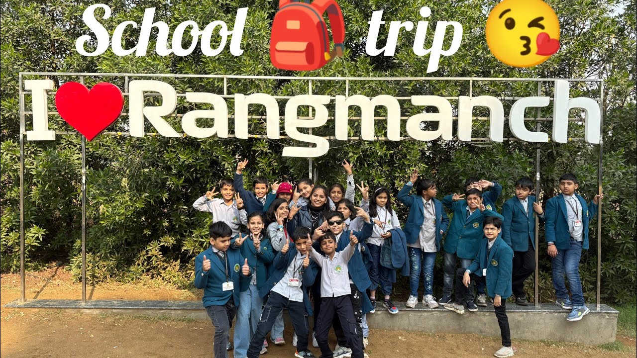 school picnic 🧺 Rangmanch farmhouse in gudgaon 😘😘 - YouTube