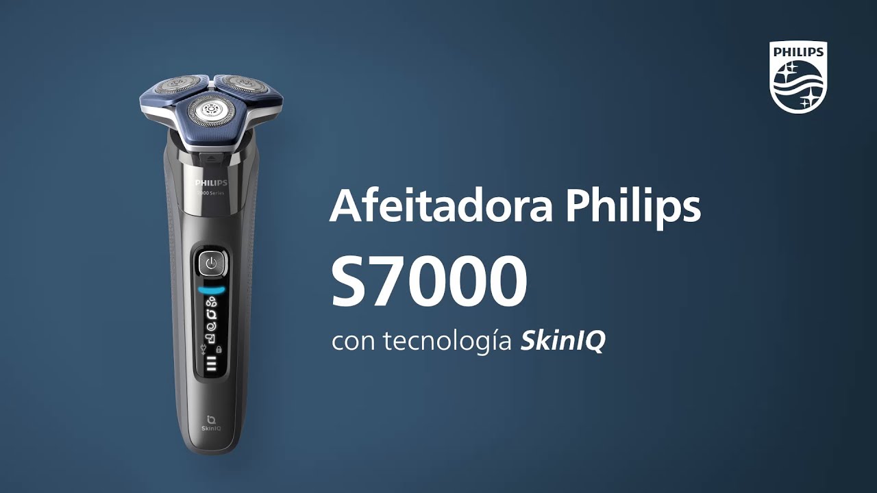 Afeitadora Philips S7000 con tecnología SkinIQ - YouTube