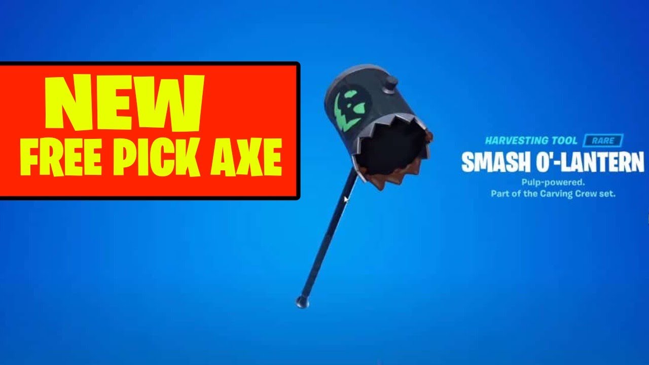 How To Unlock FREE SMASH O'-LANTERN Pickaxe! (Fortnite Fortnitemares ...
