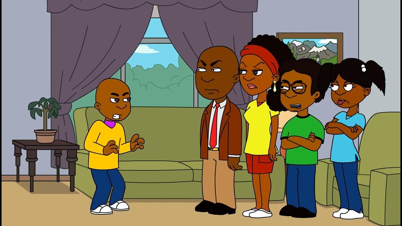 Little Bill Backtalks to His Parents and Gets Grounded - YouTube