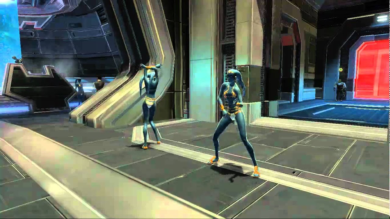 SWTOR - Sunken Sarlaac Cantina Dancers - YouTube