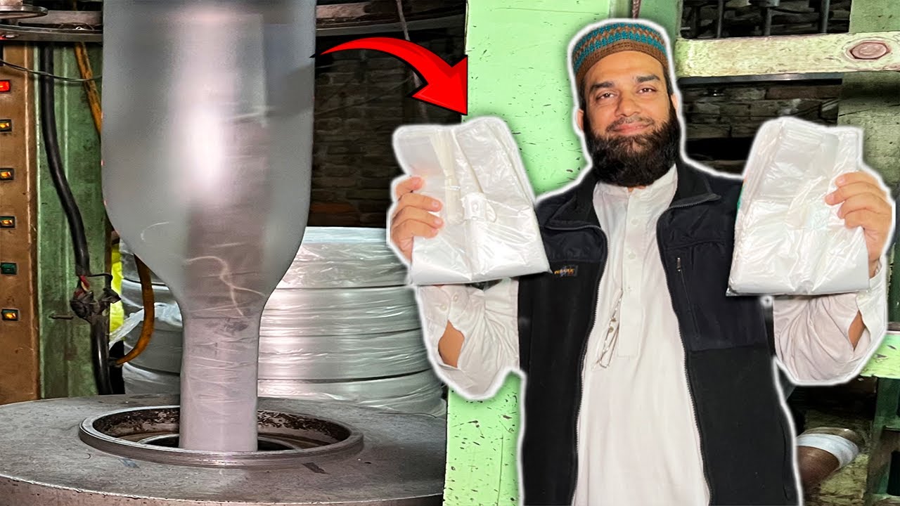 How to make Plastic Bags || Plastic Bags Manufacturing Process ...