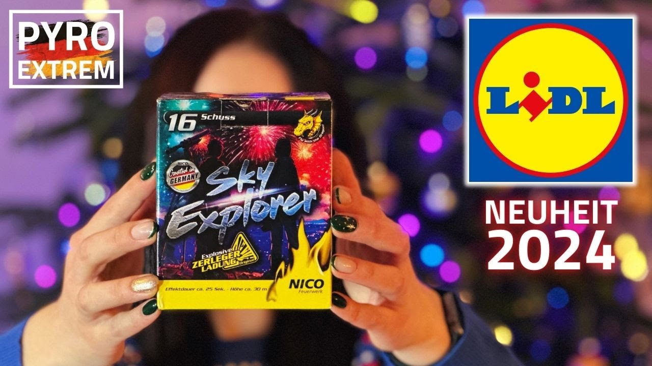 LIDL FEUERWERK Neuheit 2024 🌌 Sky Explorer [Werbung] - YouTube