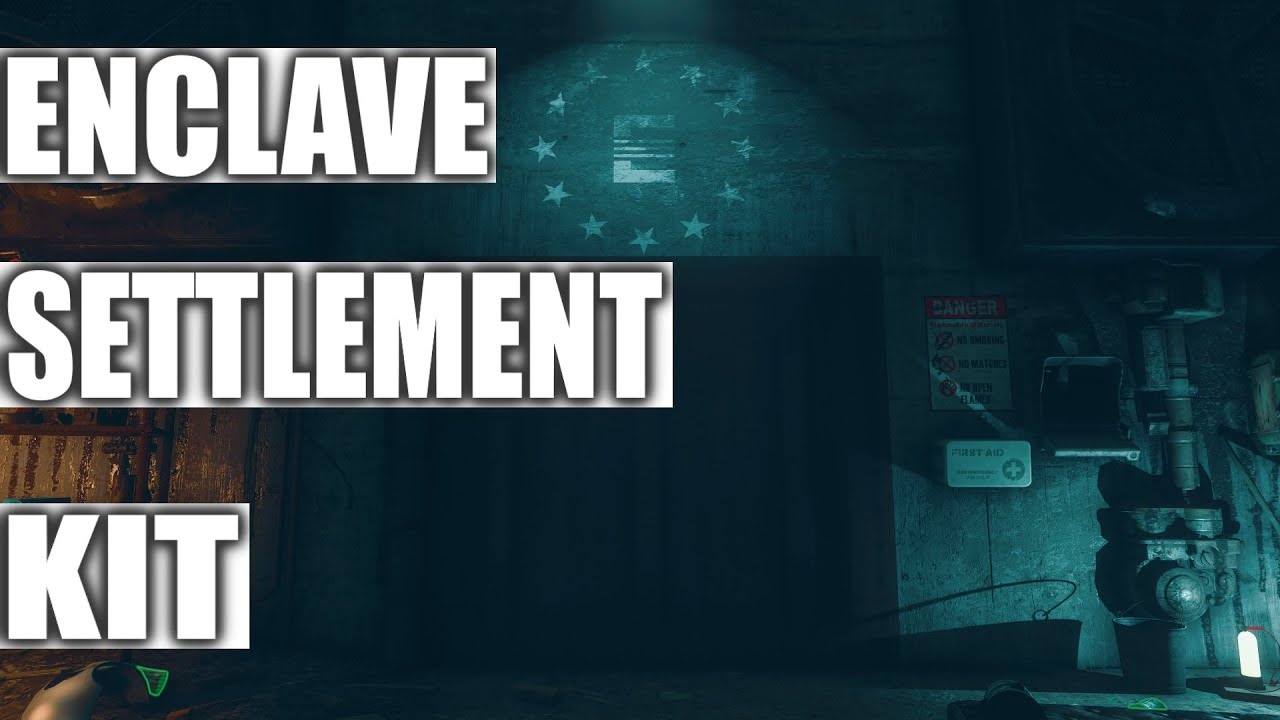 Fallout 4 - Enclave Settlement Kit Mod (By Fallout Miami) - 60fps 1080p ...