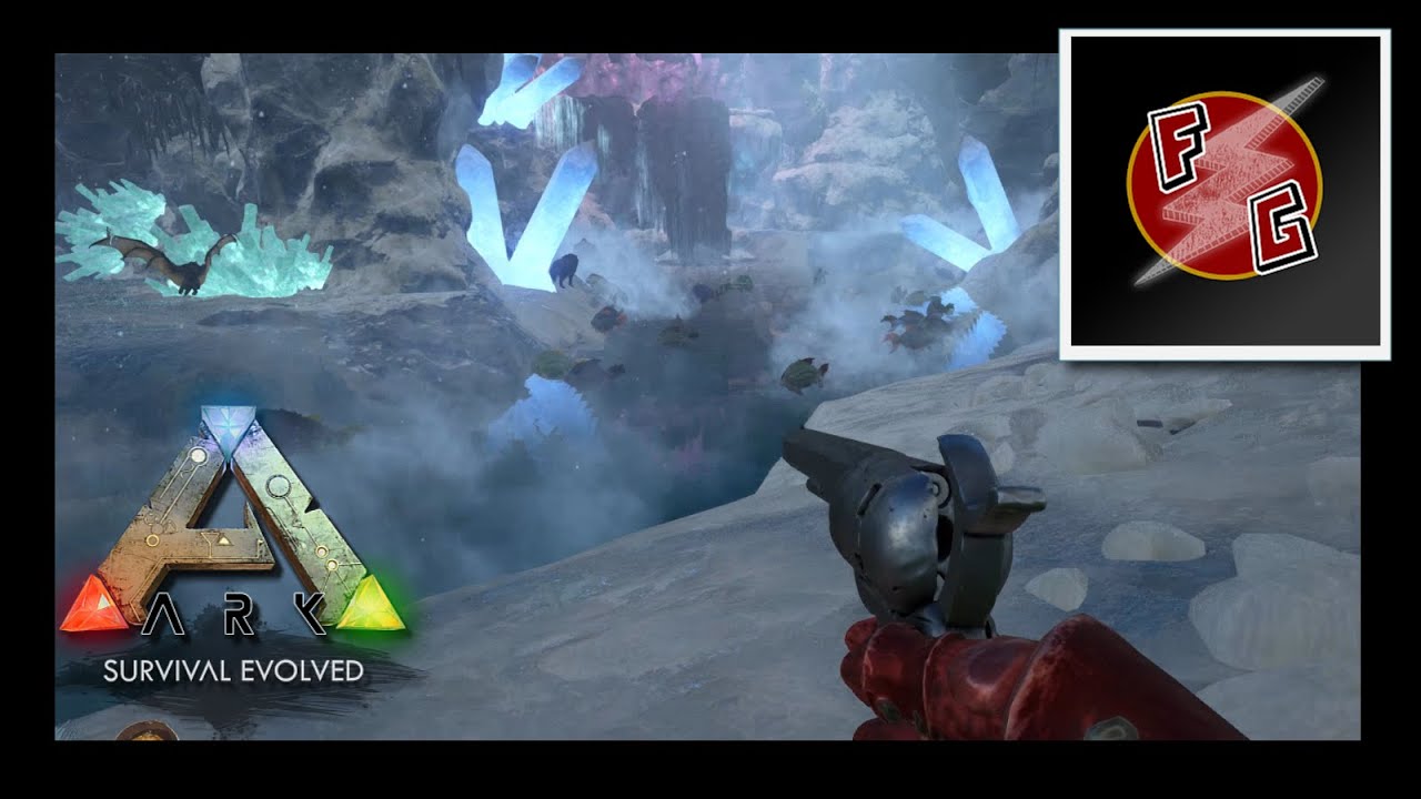 ARK: Survival Evolved - ICE CAVE! - YouTube