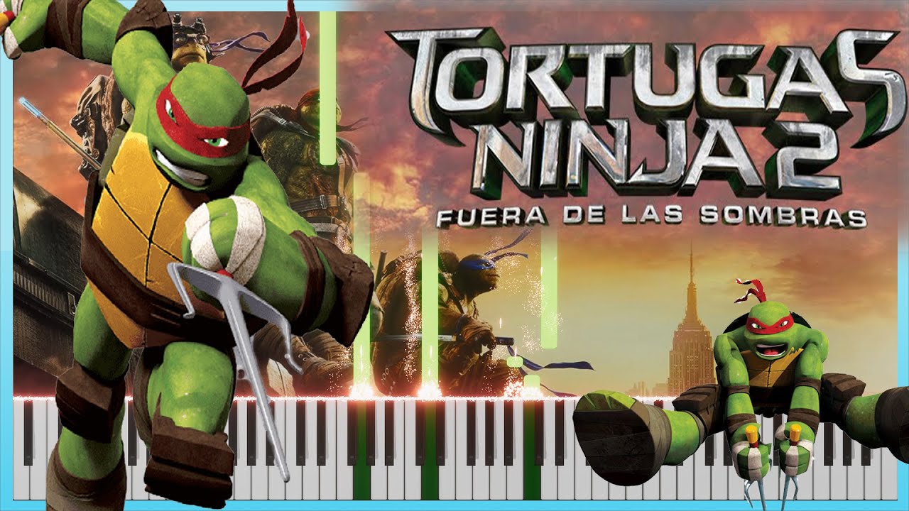 Teenage Mutant Ninja Turtles - Turtle Power - Piano Tutorial (Piano VFX ...