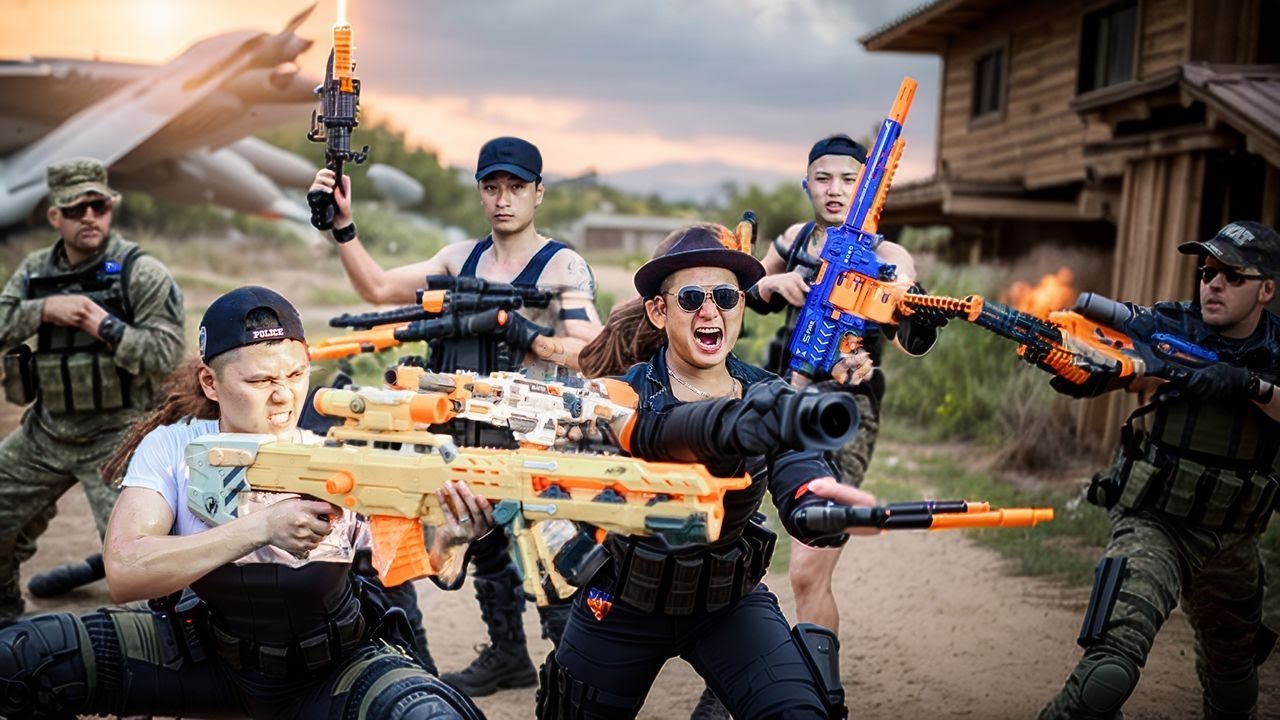 SEAL X Nerf War : Epic Nerf Guns Showdown Between SEAL X And Tony And ...
