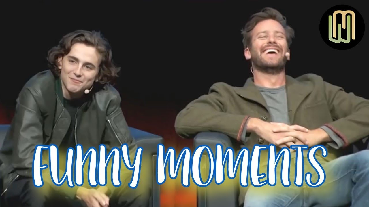 Armie Hammer & Timothée Chalamet - Funny Moments PART 1 - YouTube