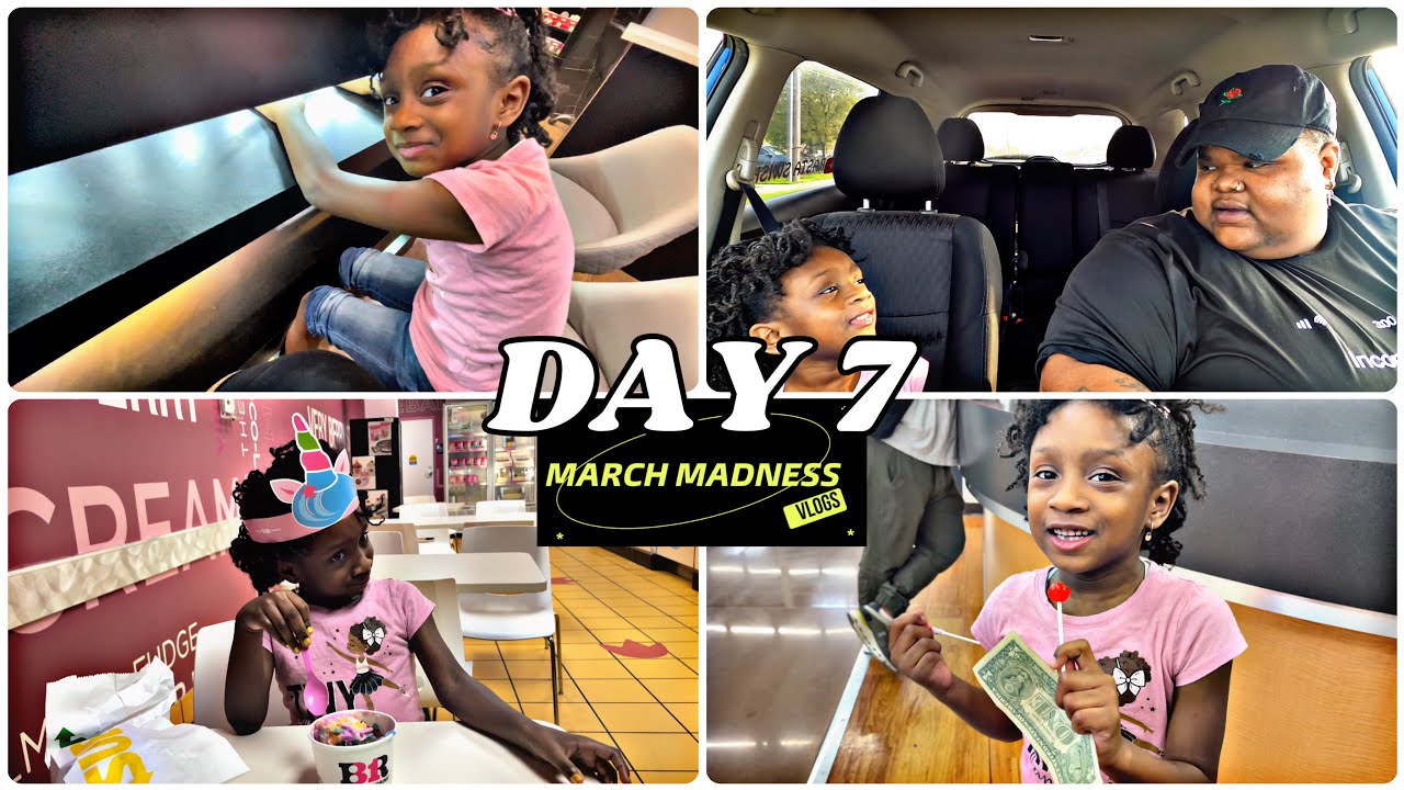 MARCH MADNESS DAY 7 | MOMMY DAUGHTER DATE WITH AVA | MANI AND PEDIS ...