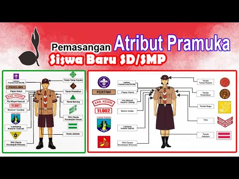 atribut pramuka siaga dan penggalang - YouTube