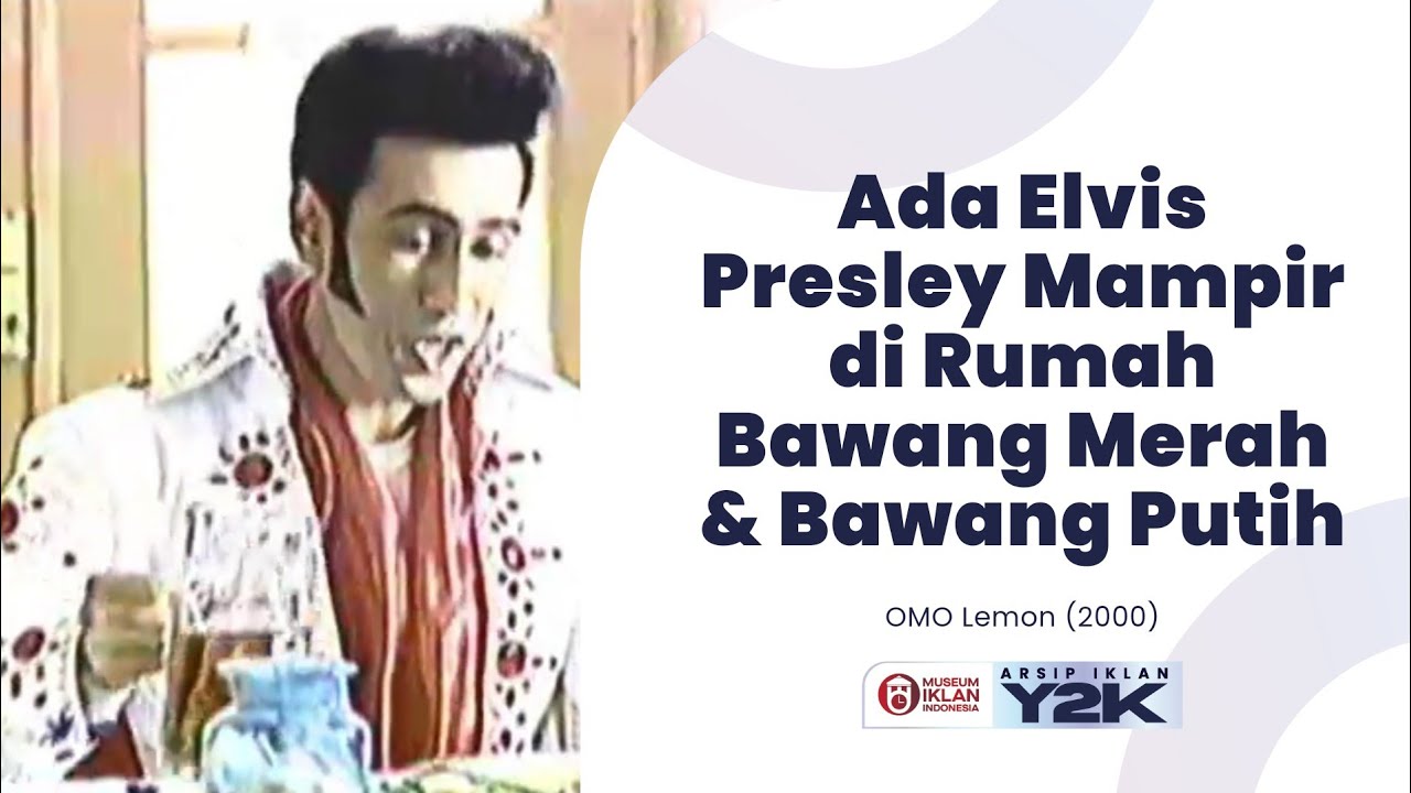 Iklan Sabun Omo Lemon - Elvis Presley (2000) - YouTube