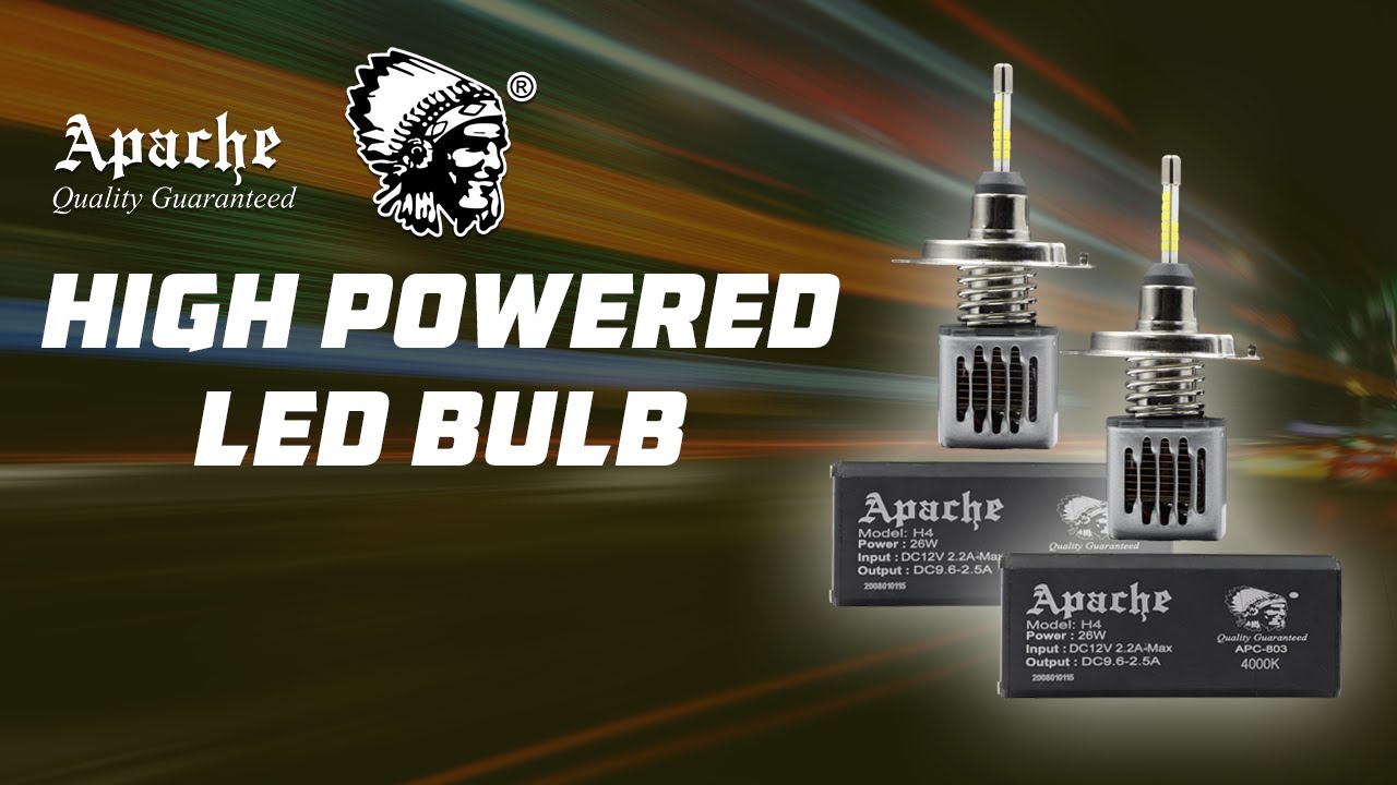 Apache High Powered LED Bulb - YouTube