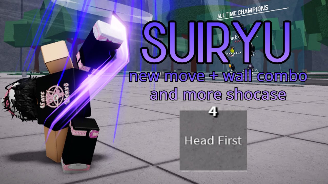 NEW SUIRYU MOVE AND WALL COMBO... | The Strongest Battlegrounds - YouTube