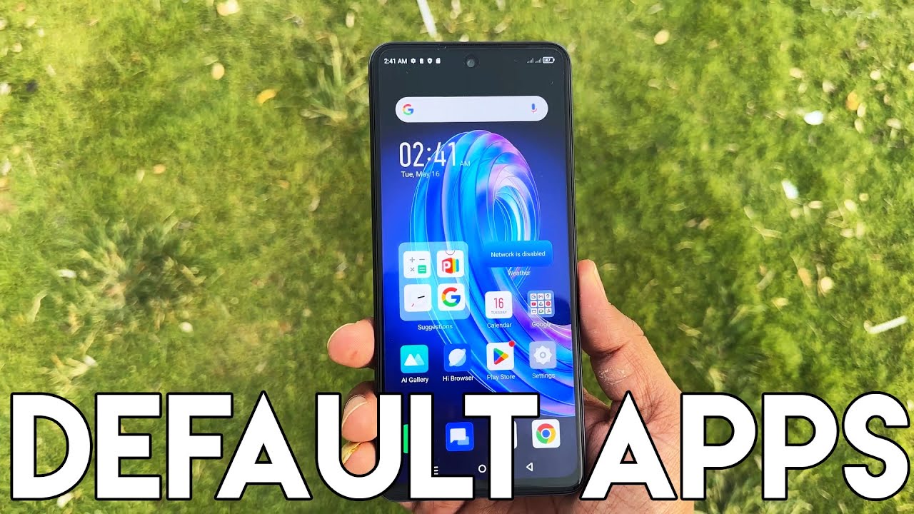 How to change the default Apps or browser on Infinix Note 30 - YouTube