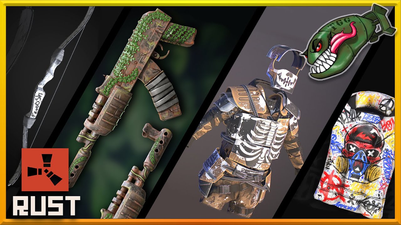 Rust Top Skins | September 2021 Week 4, Uproar & Tempered Roadsign, Pony Furnace, Comic Bow #158 ...