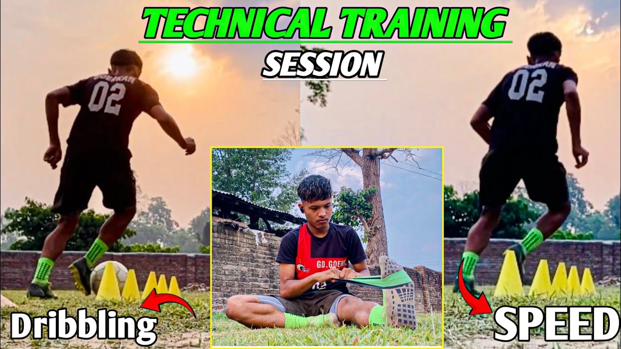 Close Control Dribbling & Speed , FAST Feet | Full Technical Training Session - YouTube