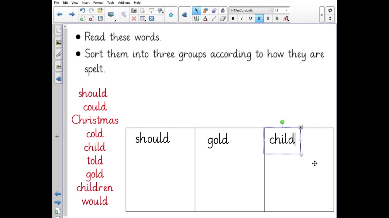 Y2 Week 1 English Lesson 4 - YouTube
