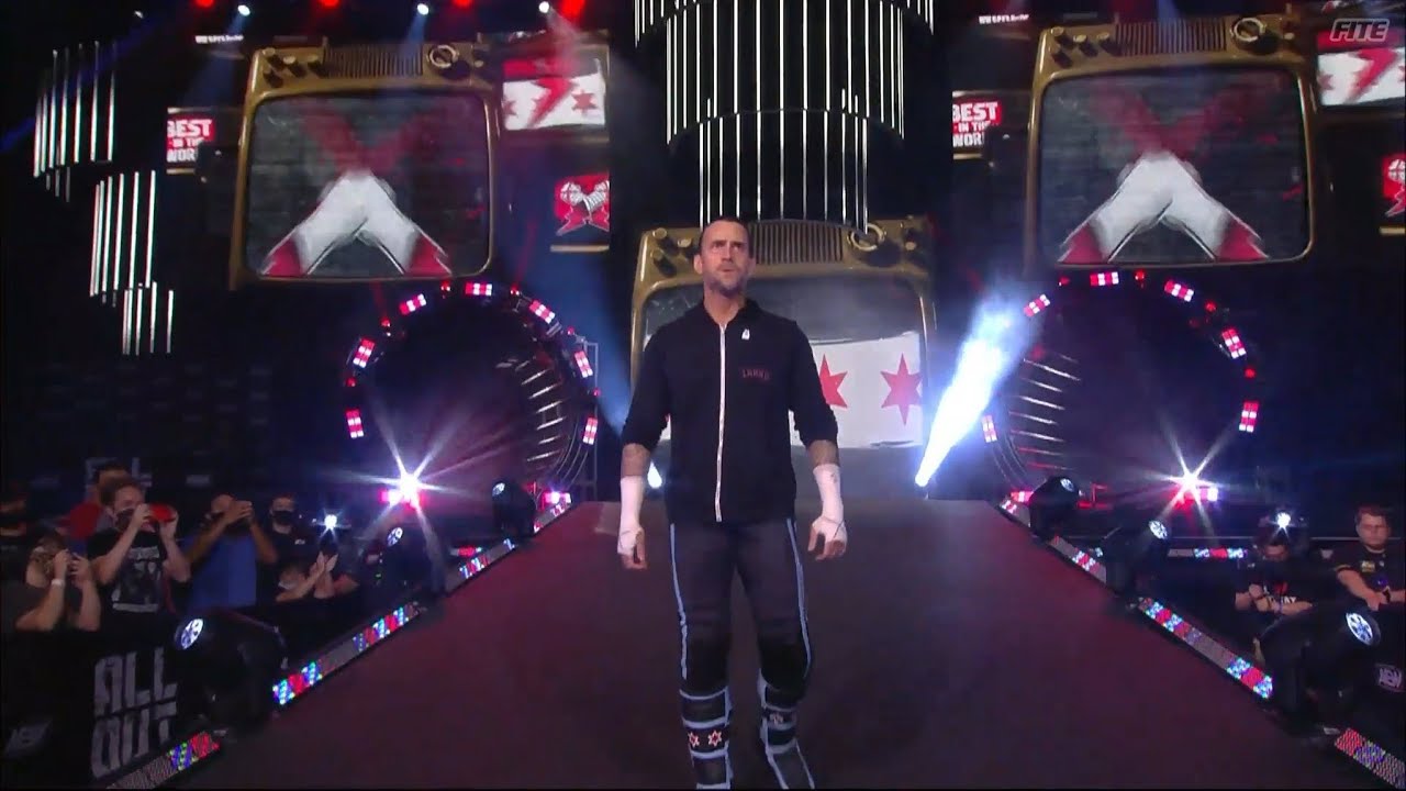 CM Punk makes his AEW All Out Entrance! - YouTube