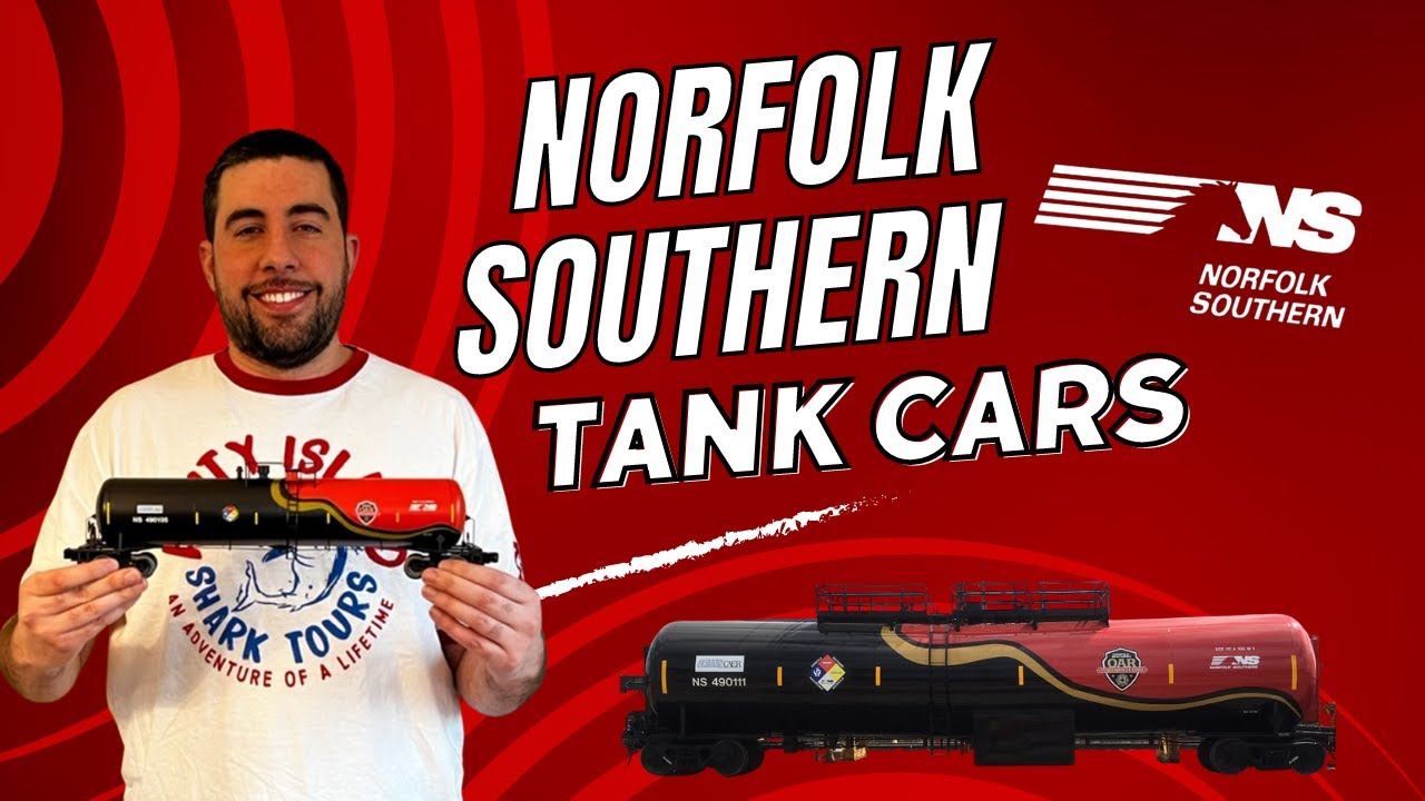 Norfolk Southern Tank Cars by Lionel - YouTube