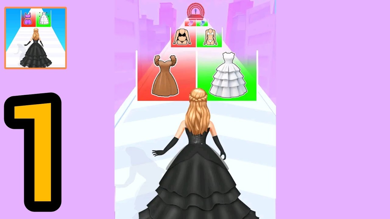 Doll Dress Up Run Race Gameplay Walkthrough Part 1 - Build A Doll - L ...