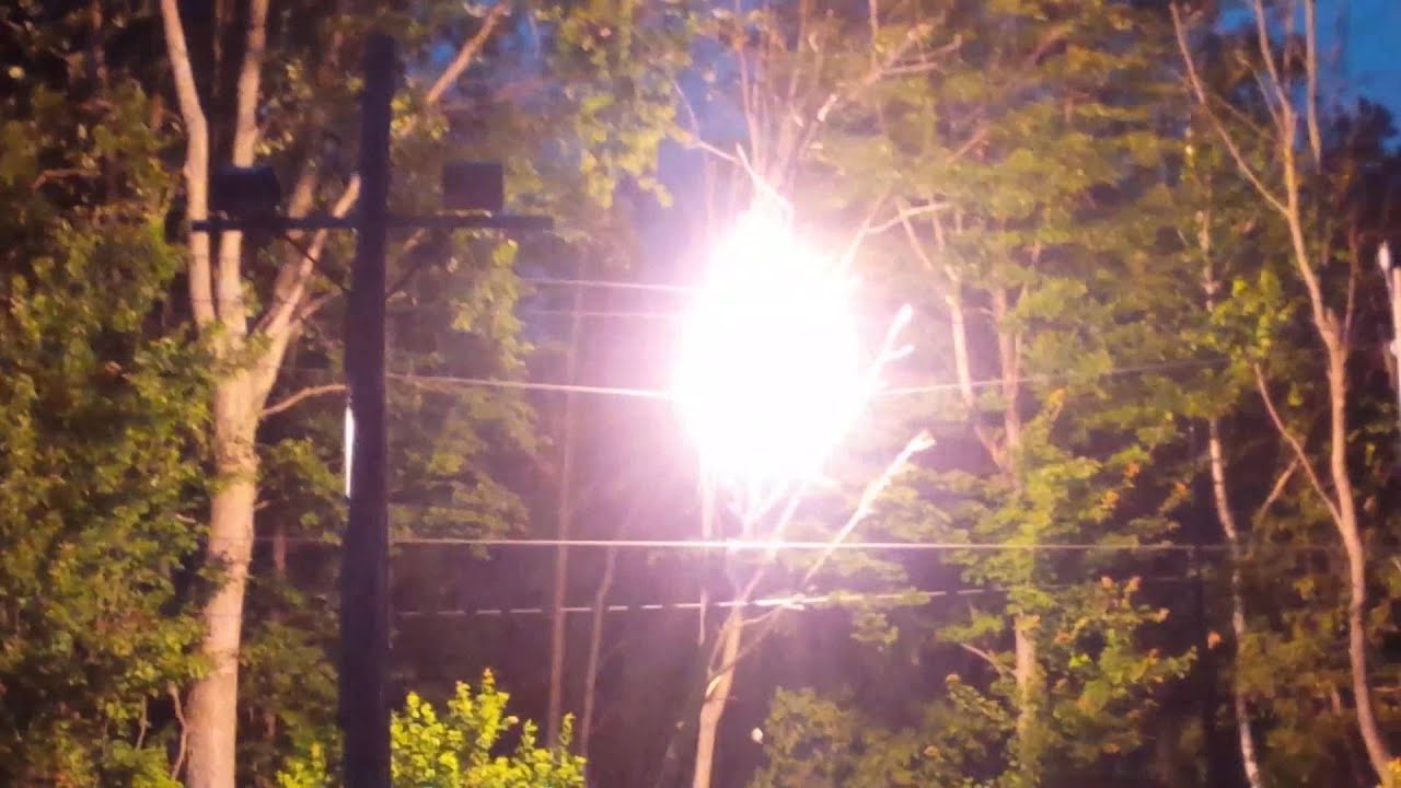 Power line fire - YouTube