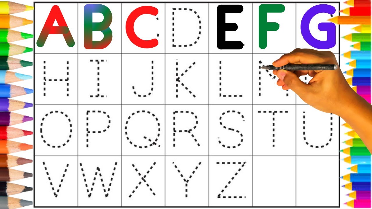 Learn to Write the ABCs, How to Write Letters, Handwriting Practice for ...