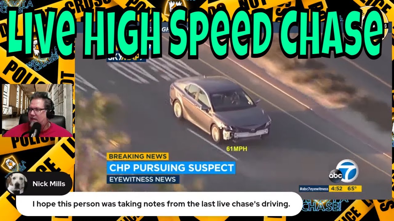 LIVE Police Chase In Los Angeles NOW - YouTube