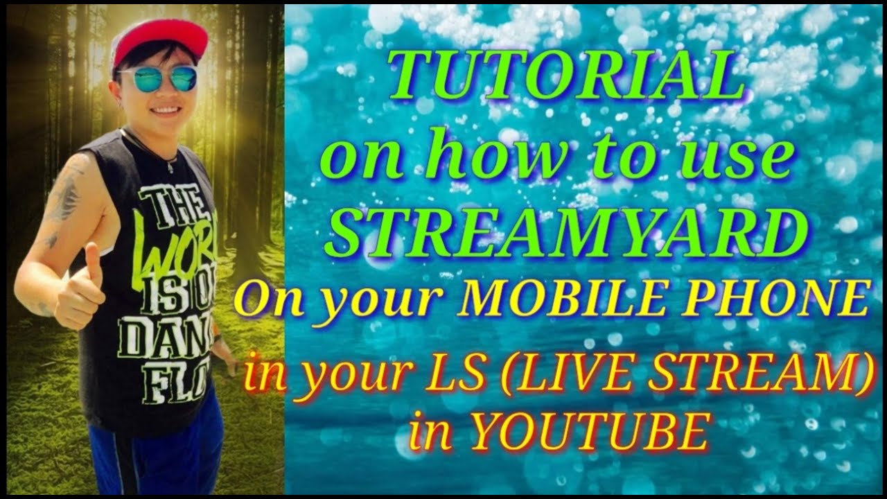 MOBILE PHONE tutorial using STREAMYARD APP in SPLIT SCREEN | Multi-Tab ...