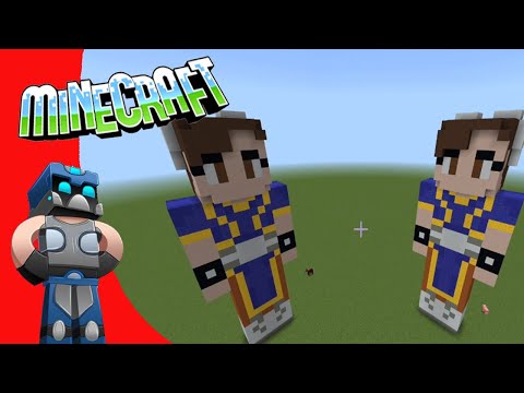 Tutorial Minecraft Chun Li Skin Pixel art Street Fighter / Como hacer ...