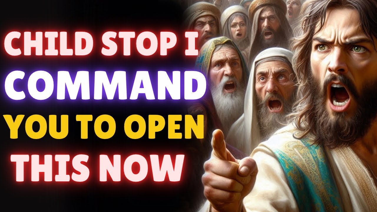 🔴I Command you to open it now | God's Message Today | #jesuswords # ...