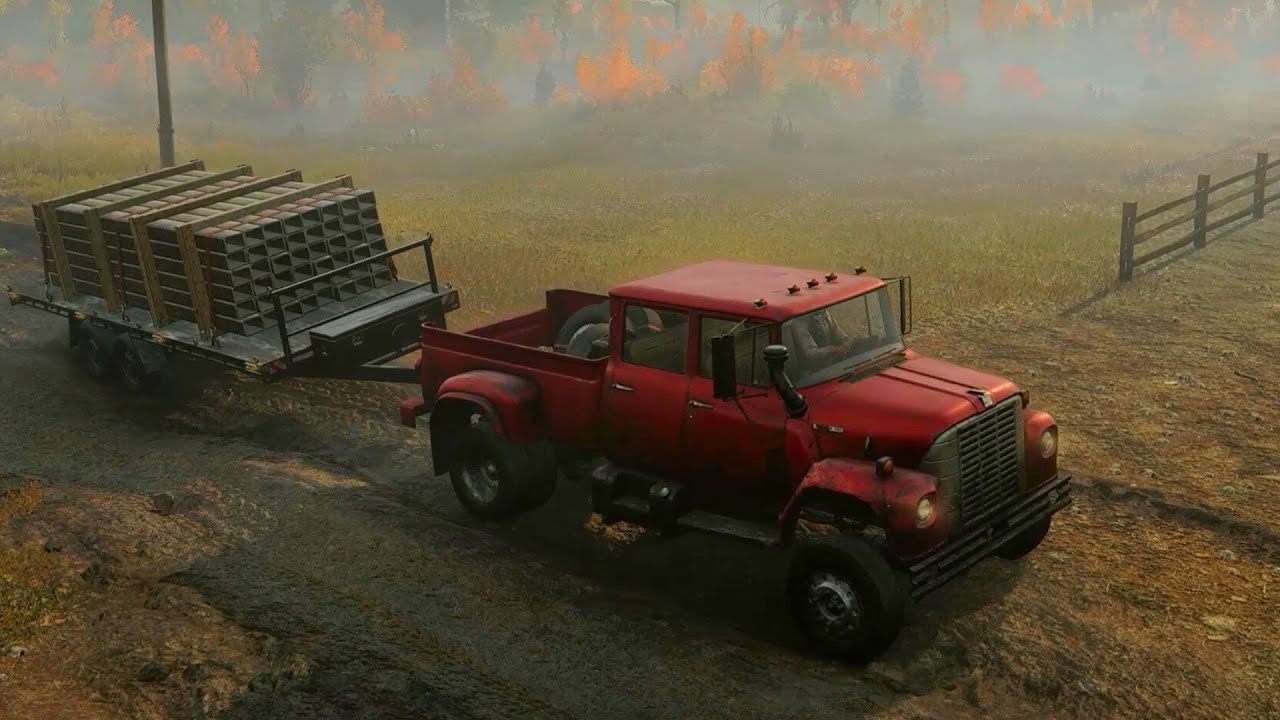 SnowRunner - International Loadstar 1700 - Wet Harvest - Part 3 - YouTube