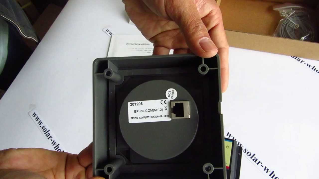 10A 20A EPIPC-COM EP Solar charge controller MT-2 remote meter LCD ...