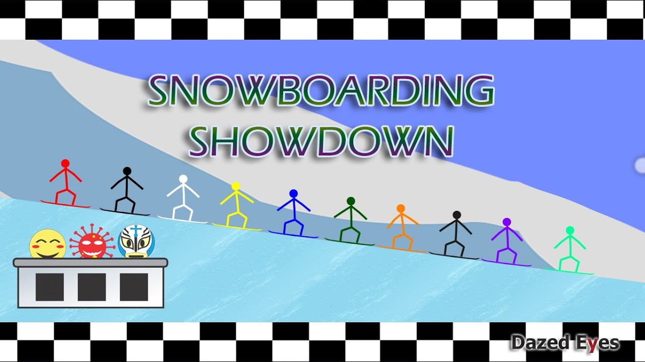 Stickman Snowboarding Showdown | Dazed Eyes - YouTube