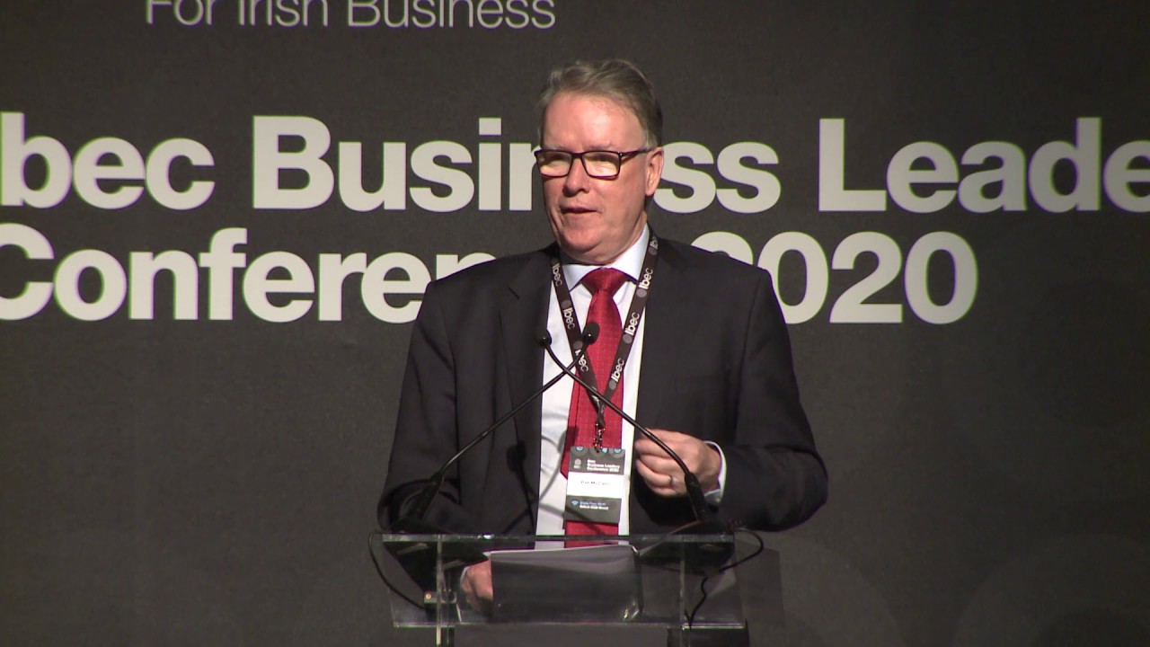 Welcome address from Ibec President Pat McCann - YouTube