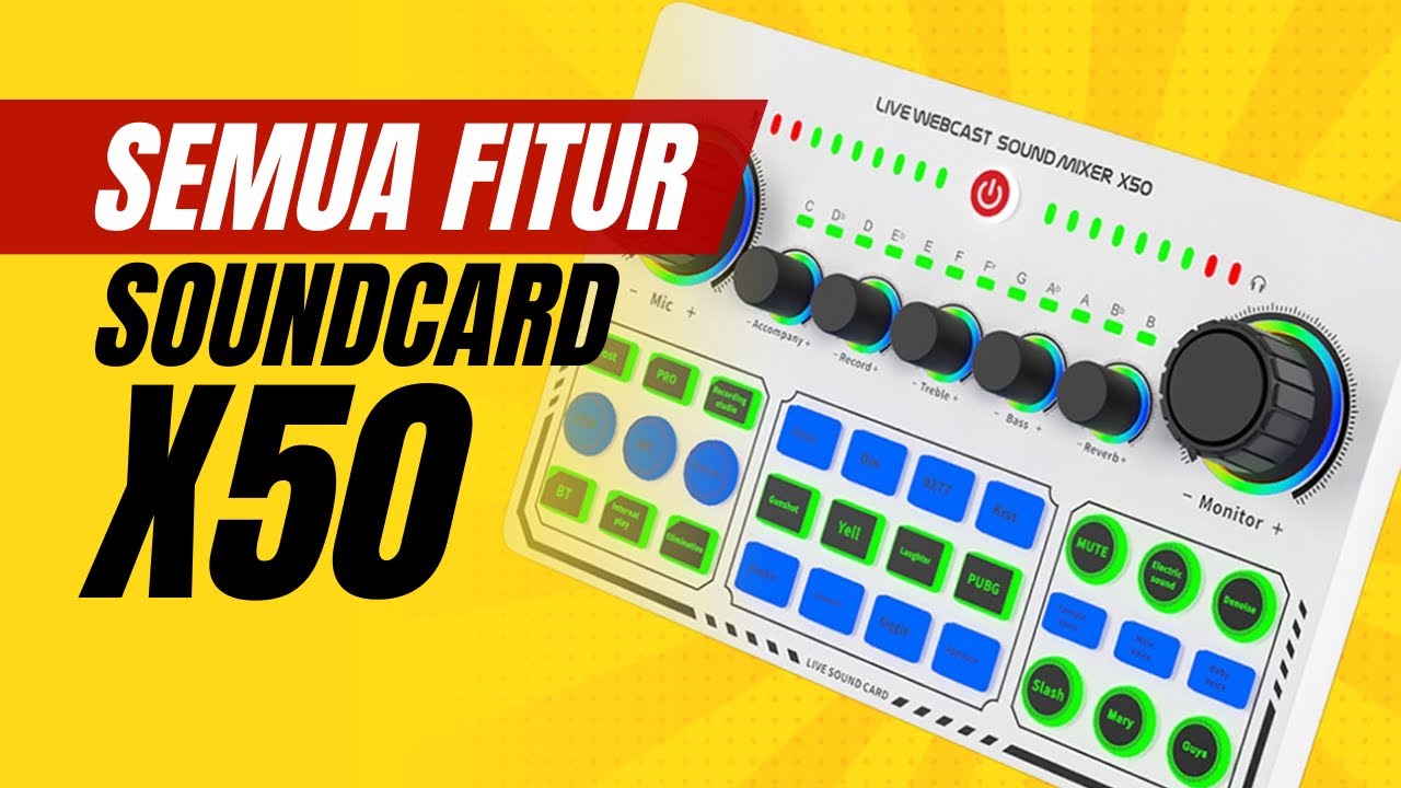 Unboxing Dan Review Semua Fitur Soundcard X50 Karaoke - YouTube