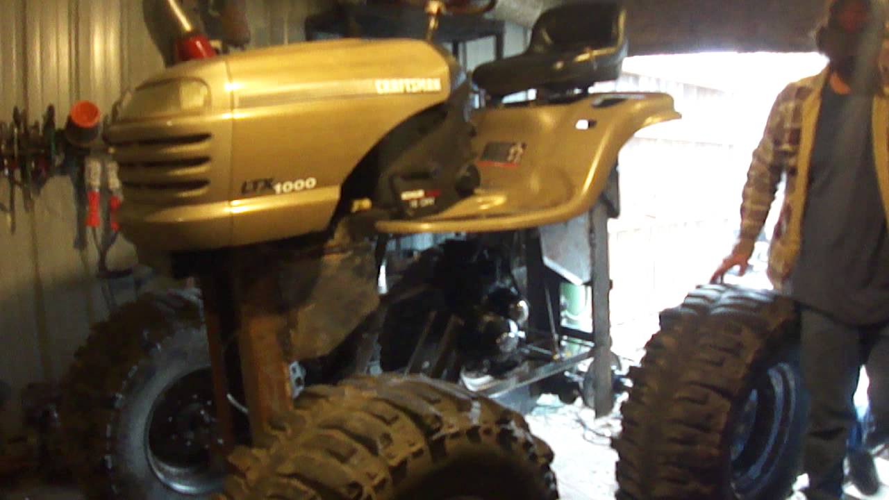 monster mower first test drive - YouTube