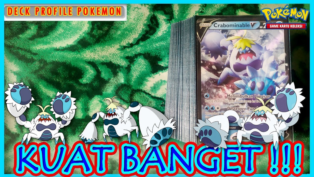 KOMBO HARAM !!! CRABOMINABLE V DECK PROFILE POKEMON TCG INDONESIA - YouTube