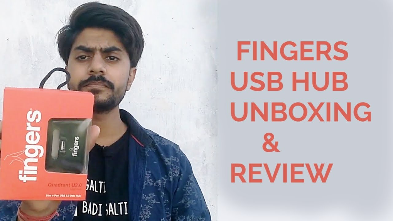 FINGERS USB HUB UNBOXING & REVIEW - YouTube