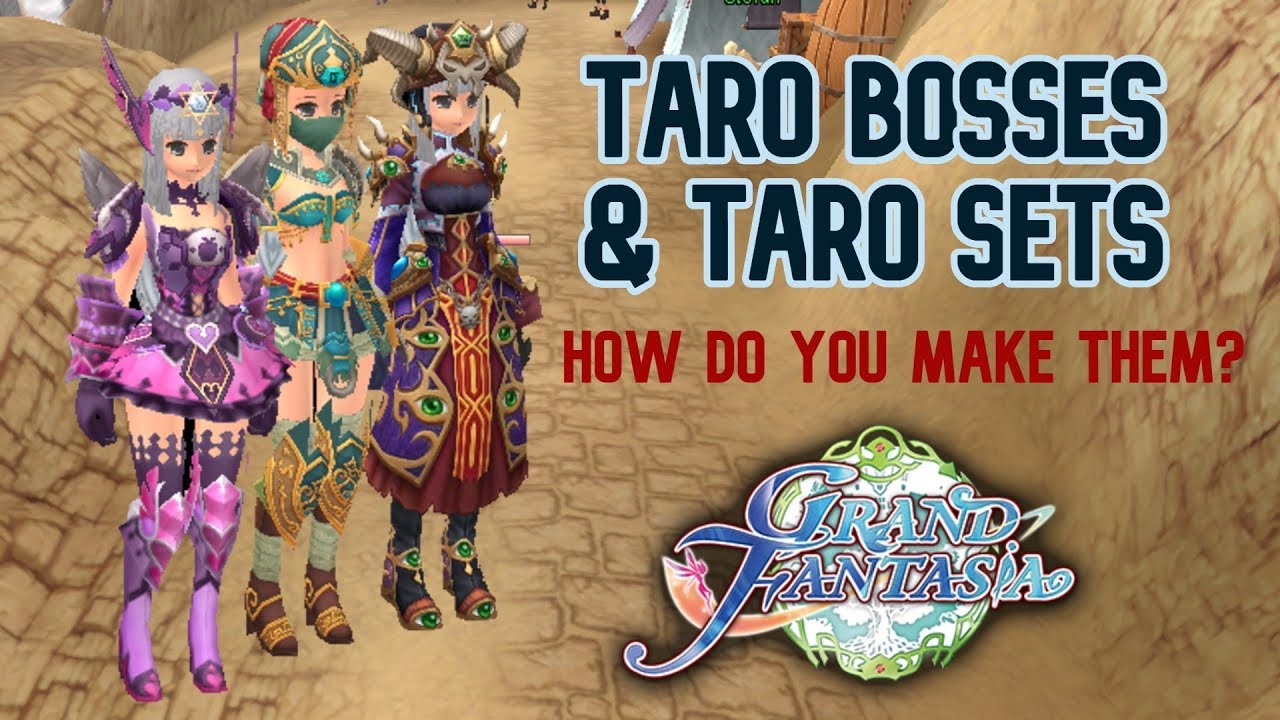 Taro Bosses and Taro sets | How to make it | Guides |Grand Fantasia ...