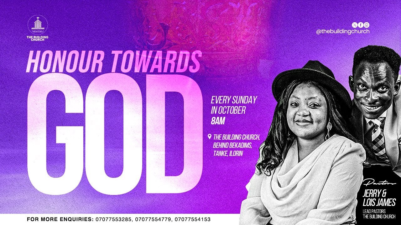 HONOUR TOWARDS GOD || SUNDAY SERVICE || 9TH NOVEMBER, 2025 - YouTube