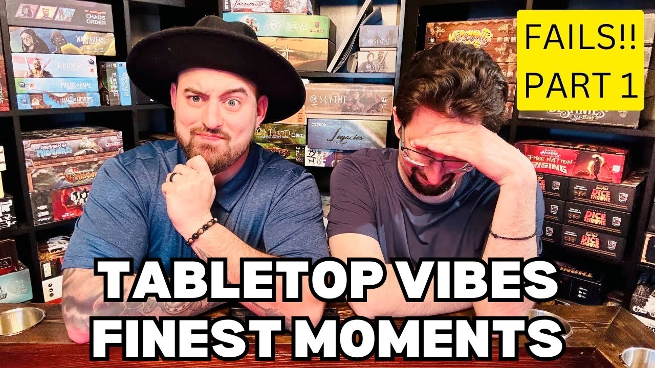Tabletop Vibes Fails - Board Game Video Creation Bloopers Part 1 - YouTube