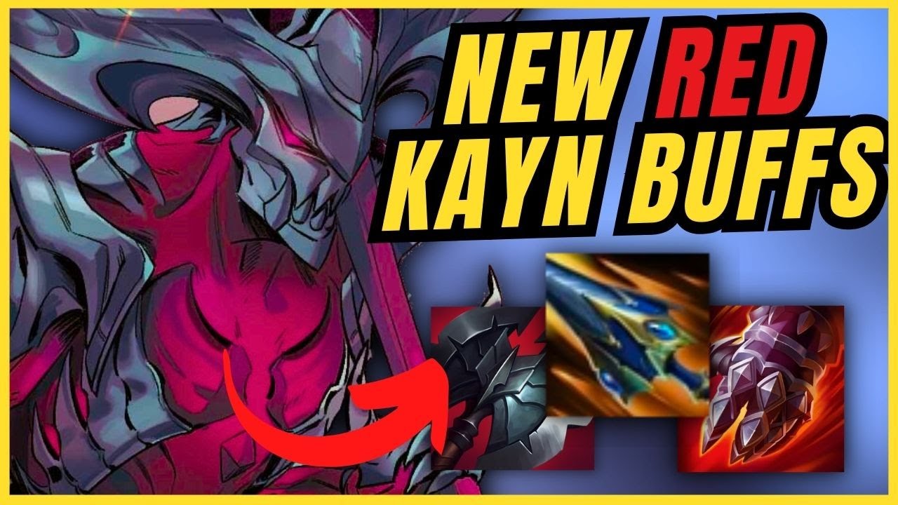 NEW RED KAYN BUFFS AND BUILD TO WIN YOU YOUR GAMES! - YouTube